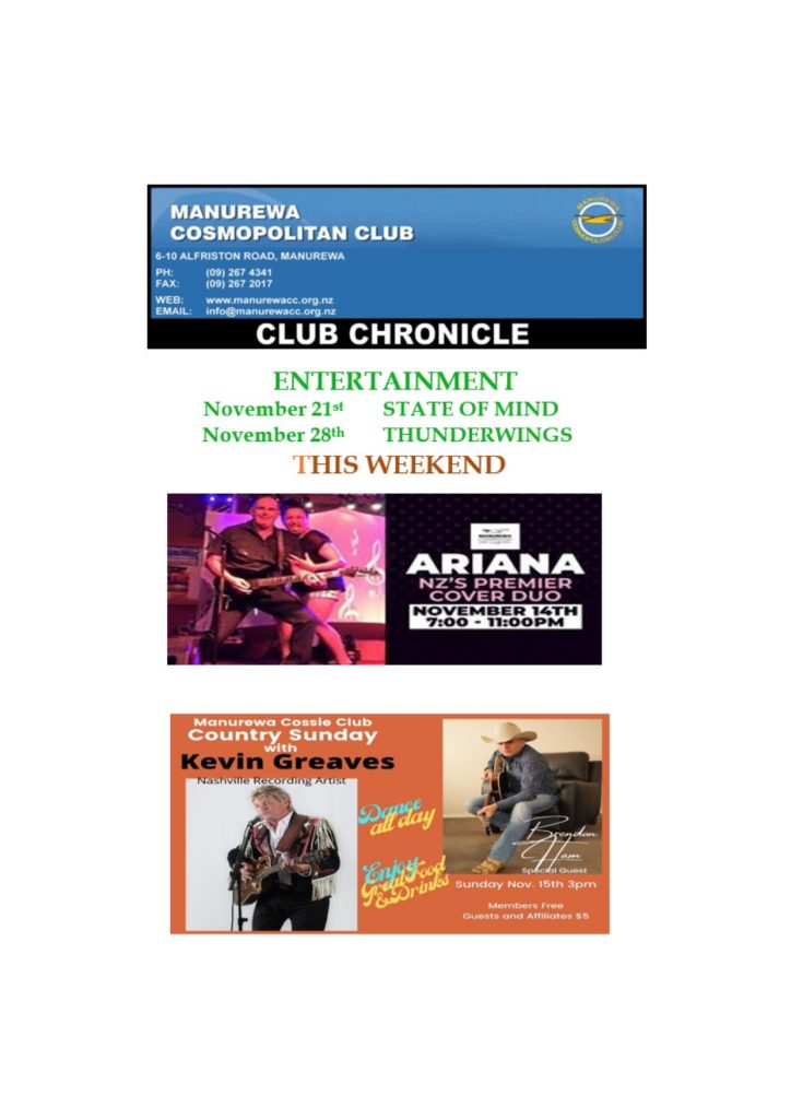 Manurewa Cosmopolitan Cossie Club | Social Community Club