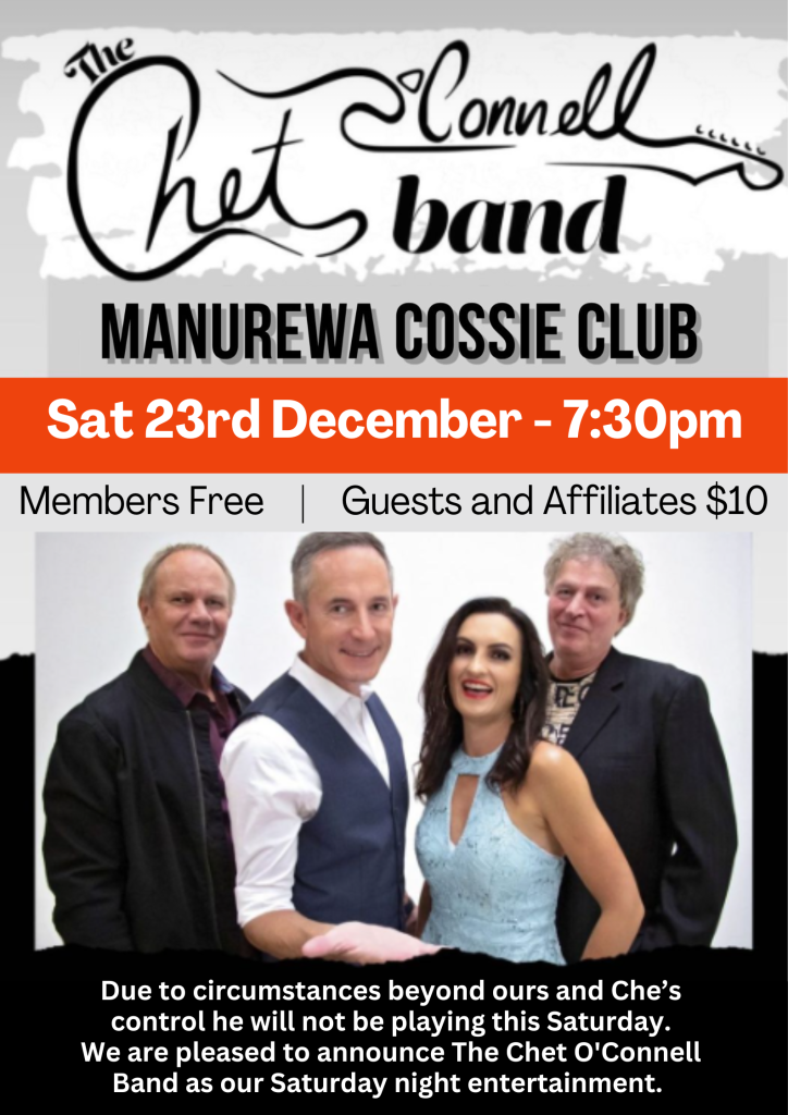 Live Events | Manurewa Cossie Club - Auckland NZ