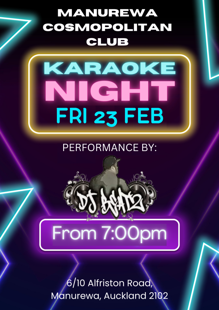 Live Events | Manurewa Cossie Club - Auckland NZ