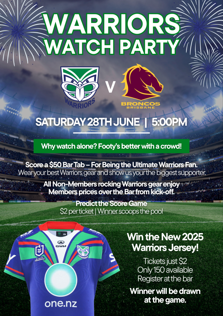 Live Events | Manurewa Cossie Club - Auckland NZ